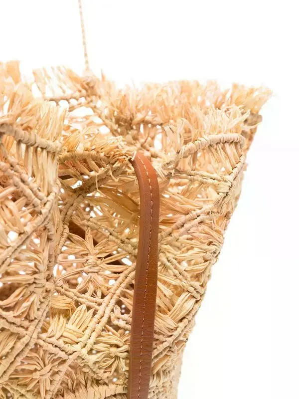 Ruslan Baginskiy Tie-detailed Bucket Bag - Neutrals