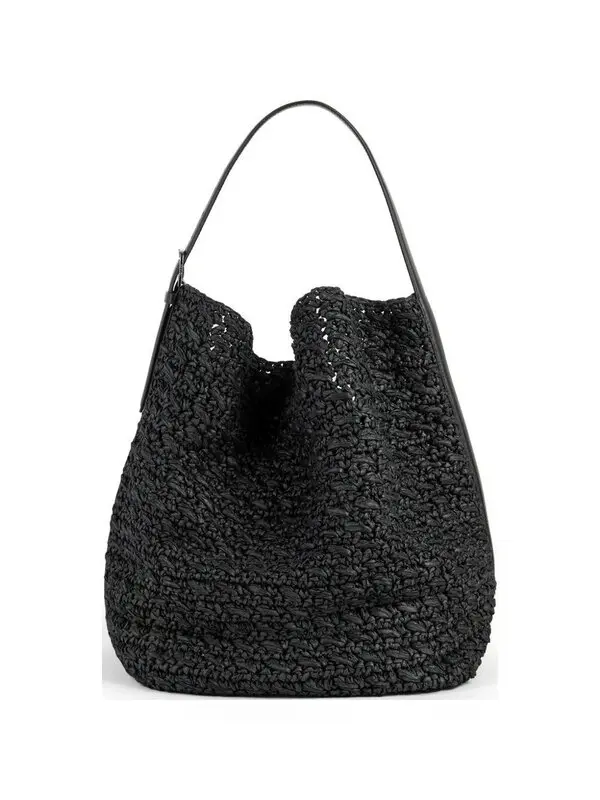 TOTEME Tote Bag With Belt Detail - Black