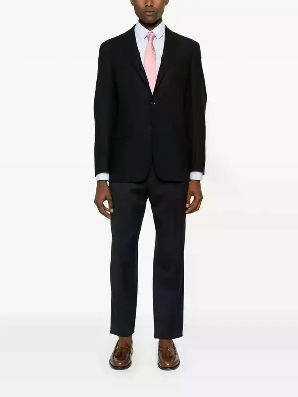 Canali Single-breasted Blazer - Blue