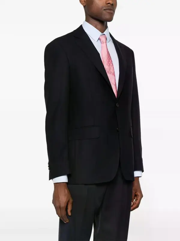 Canali Single-breasted Blazer - Blue
