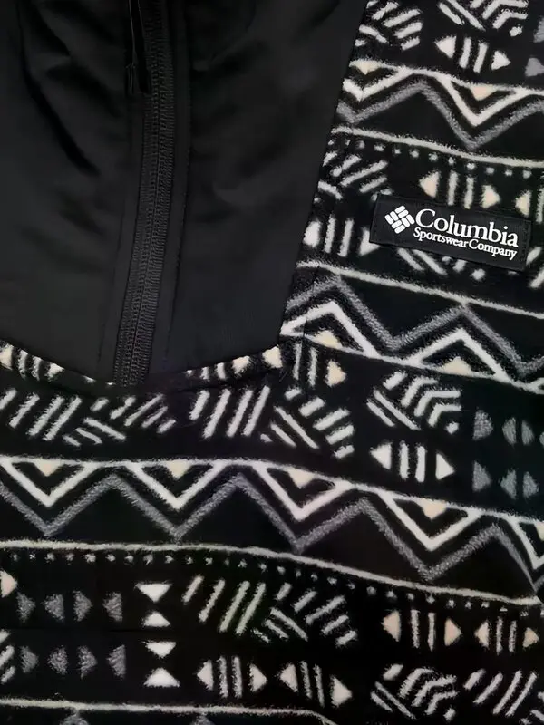 Columbia Patterned Zip-up Top