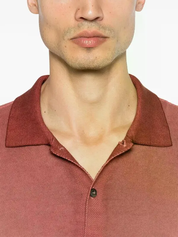 AROVESCIO Buttoned Long-sleeve Shirt - Red