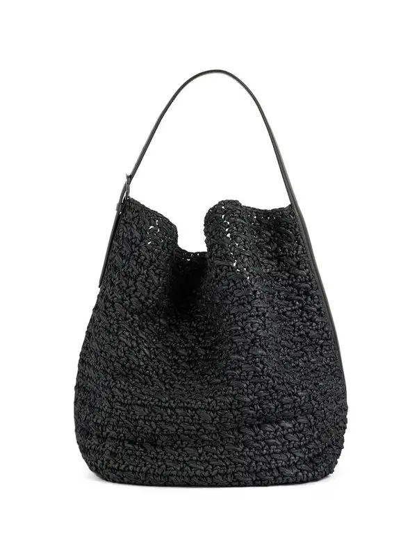 TOTEME Belt Detail Tote Bag - Black