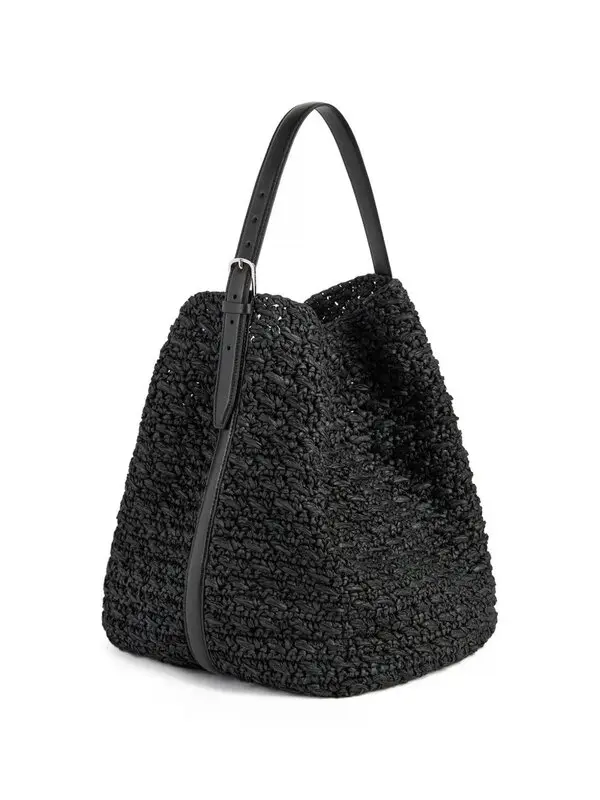 TOTEME Belt Detail Tote Bag - Black