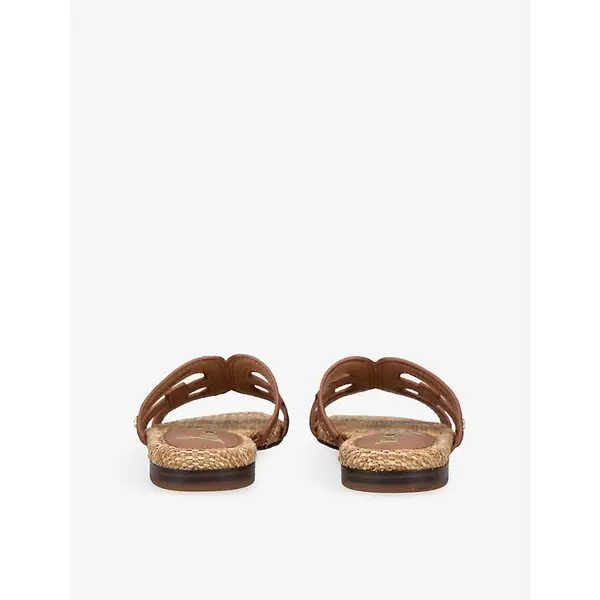 Sam Edelman Bay Woven Sandals - Tan Comb