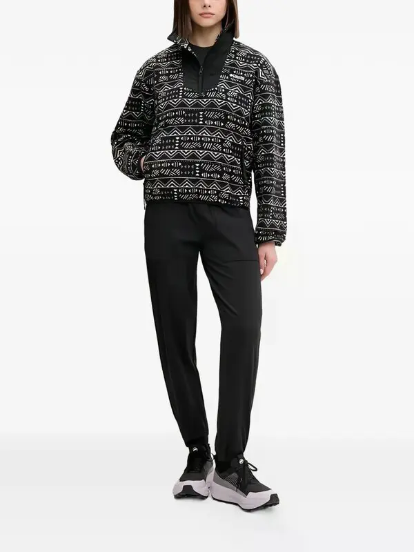Columbia Patterned Zip-up Top