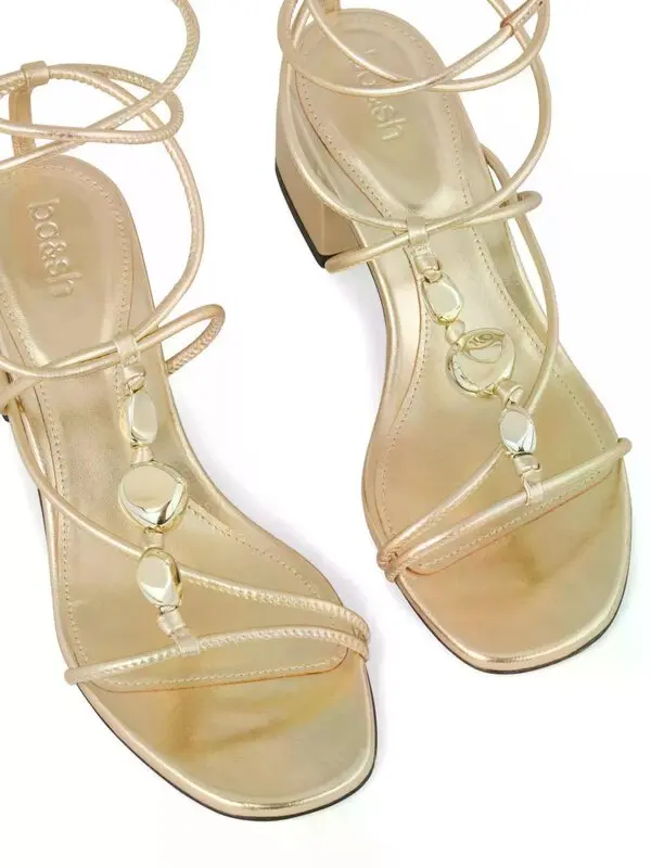 Ba&sh Caya Beaded Strappy Sandals
