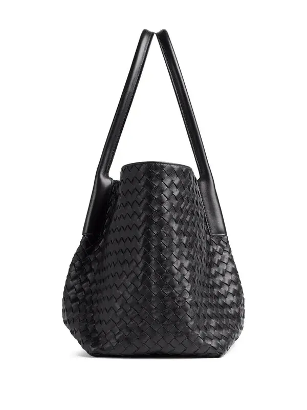Bottega Veneta Pinacoteca Medium Reversible Tote Bag - Black