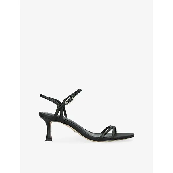 Sam Edelman Leather Heeled Sandals - Black