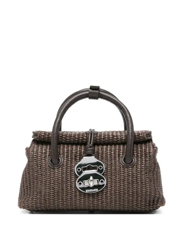 ZANELLATO Dotta Vimini Baby Handbag - Brown