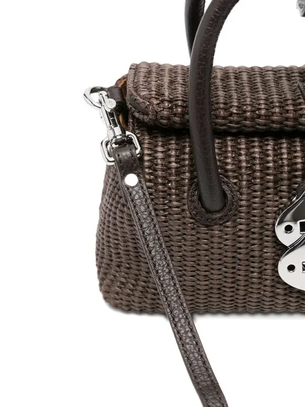 ZANELLATO Dotta Vimini Baby Handbag - Brown