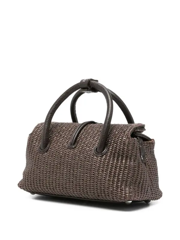 ZANELLATO Dotta Vimini Baby Handbag - Brown