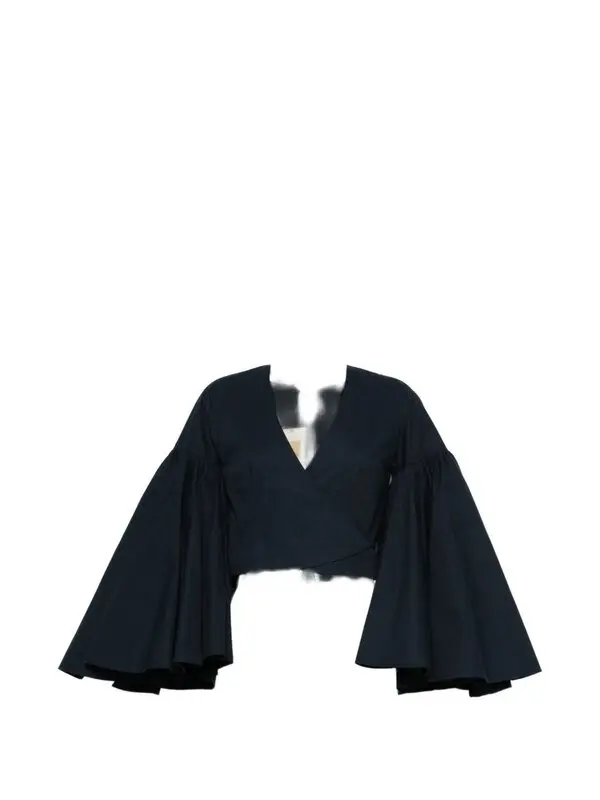 Jacquemus Le Cache Coeur Paysan Top - Blue