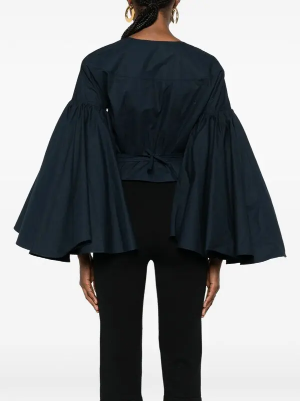 Jacquemus Le Cache Coeur Paysan Top - Blue