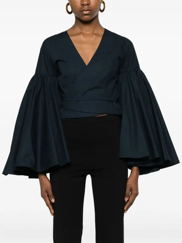 Jacquemus Le Cache Coeur Paysan Top - Blue