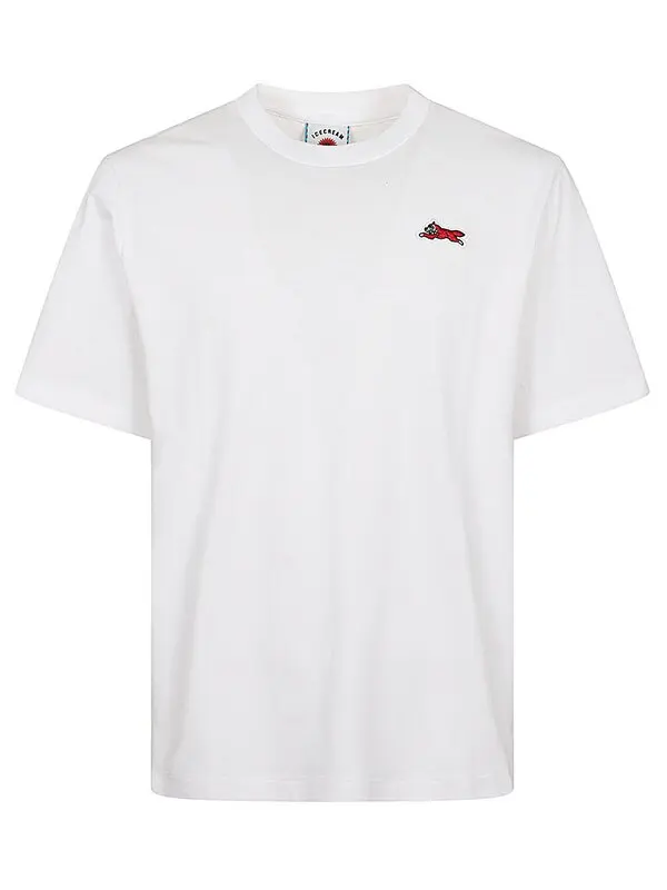 ICECREAM Running Dog Cotton T-shirt - White