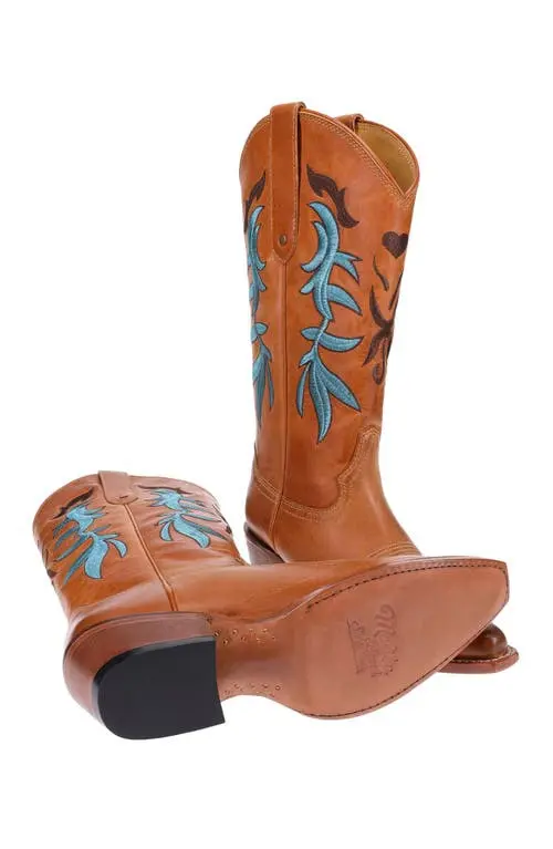 MALIBU BEACH Loni Premium Western Leather Boots