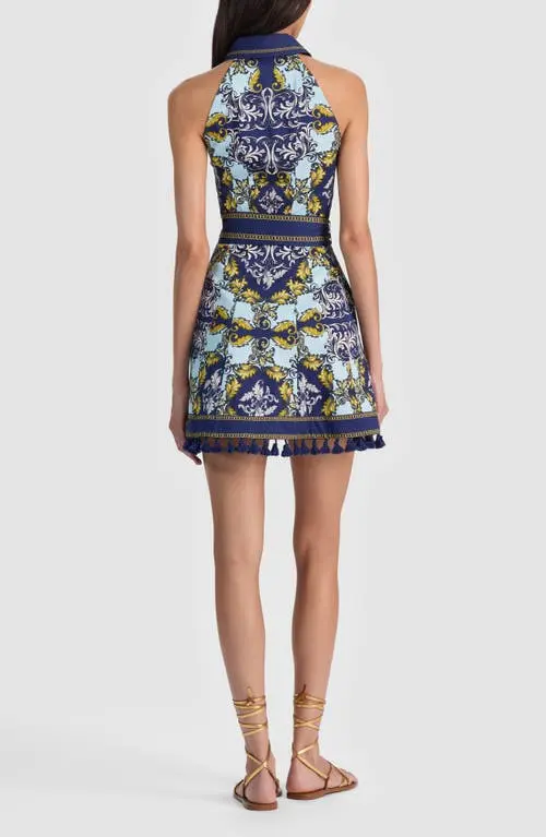 Alice + Olivia Lucy Print Mini Shirtdress