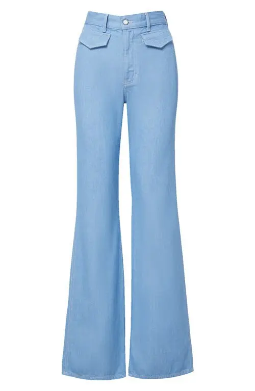 Veronica Beard Crosbie High-waist Wide-leg Jeans - Bayside