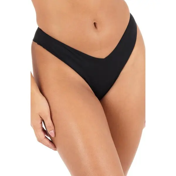 Hurley V-front Skimpy Bikini Bottom - Black