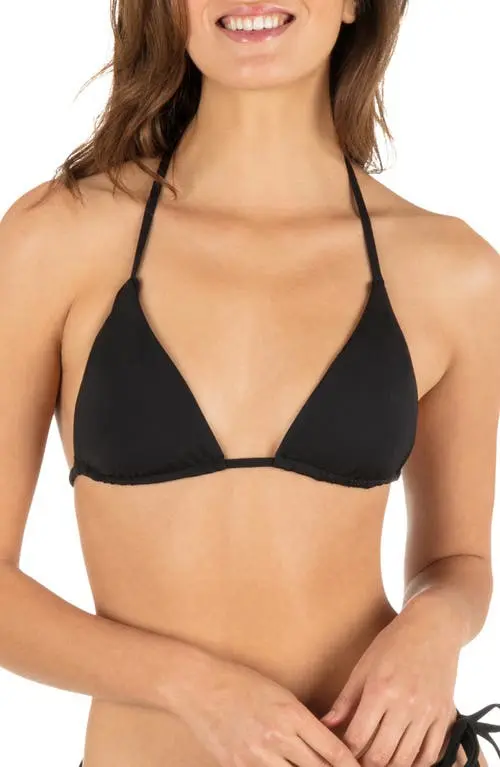 Hurley Classic Triangle Bikini Top - Black