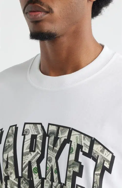 MARKET Money Arc Graphic T-shirt - White