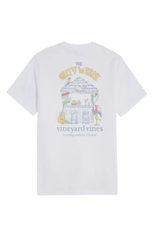 Vineyard Vines Bar Hut Cotton Graphic Pocket T-shirt