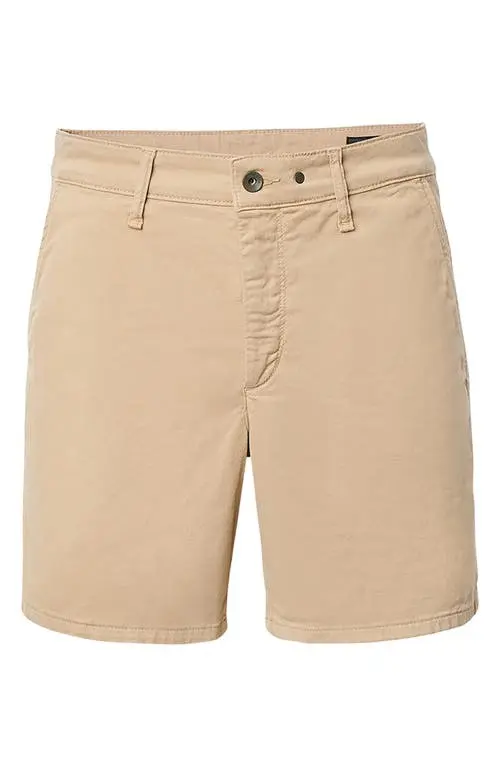 Rag & Bone Standard Cotton Stretch Twill Chino Shorts - Khaki