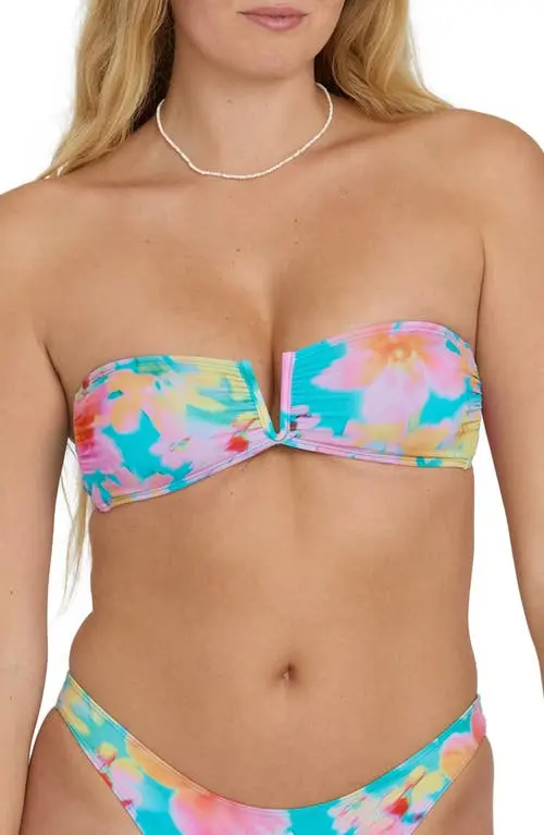 BILLABONG Pipe Dreams V-wire Bandeau Bikini Top - Bright Marine