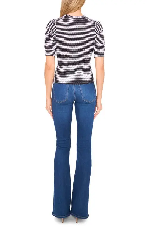 Halogen Stripe Puff Sleeve T-shirt