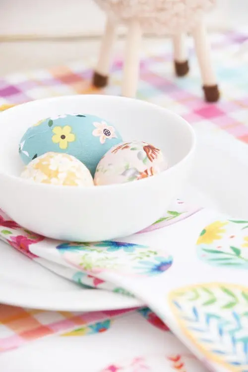 C&F HOME Colorful Easter Egg Charm Spring Placemats Set Of 6 Springtime Dining Dinner