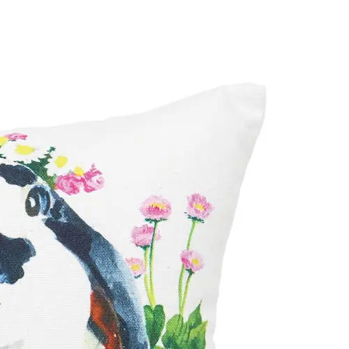 C&F HOME Easter Bunny & Ducks Hd Printed Cotton Blend Mini Accent Pillow 10" X 10