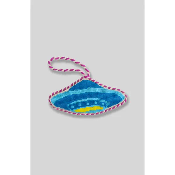 FURBISH Needlepoint Ufo Bag Charm