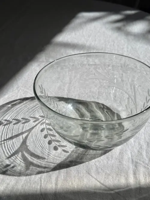 VILLA LUA HOME Hand-etched Serving Bowl