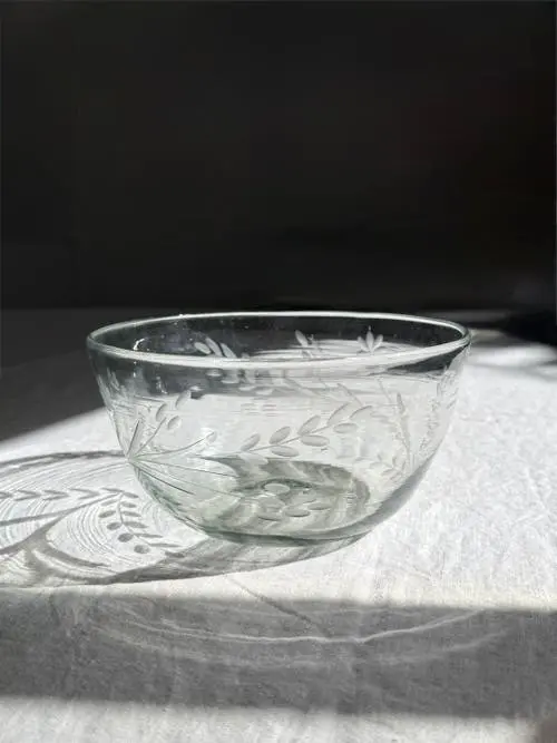 VILLA LUA HOME Hand-etched Serving Bowl