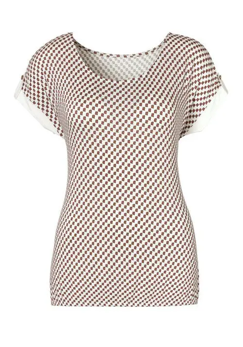 LASCANA Rounded Neckline Top