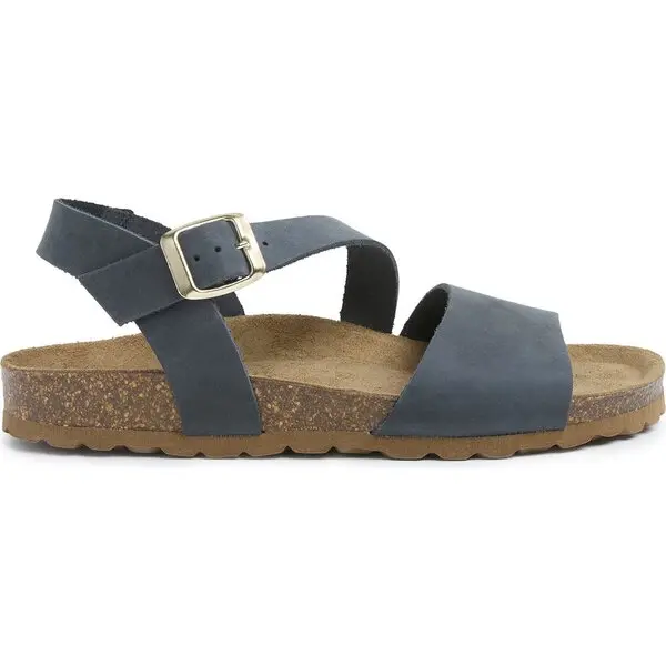 CELTIC & CO. Aysmetric Strap Sandal - Navy
