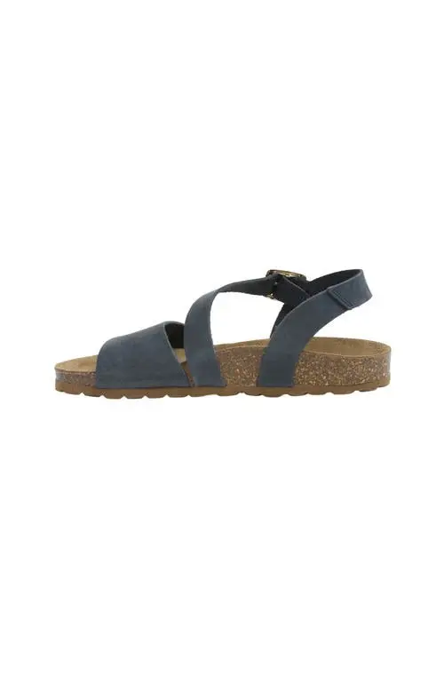 CELTIC & CO. Asymmetric Strap Sandal - Navy