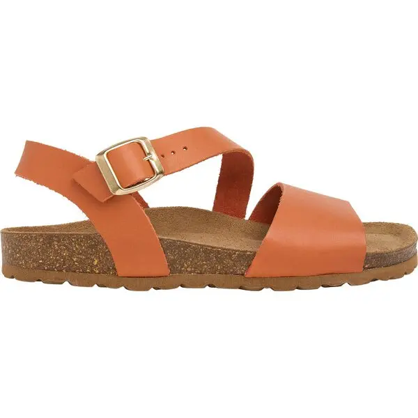 CELTIC & CO. Asymmetric Strap Sandal - Orange