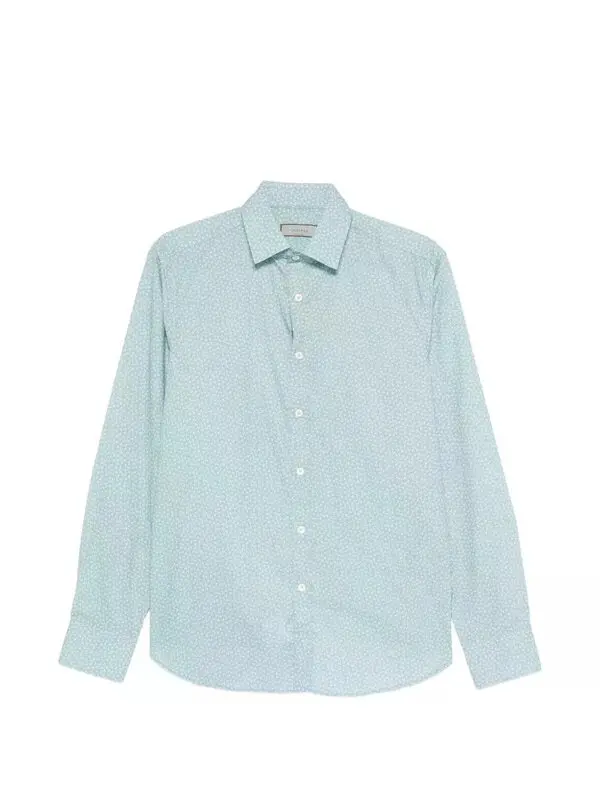 Canali Floral Shirt - Blue