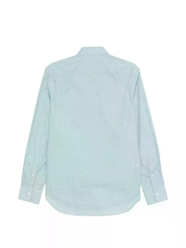 Canali Floral Shirt - Blue