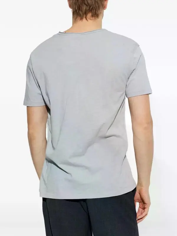 ALLSAINTS Figure Raw-edge T-shirt - Grey