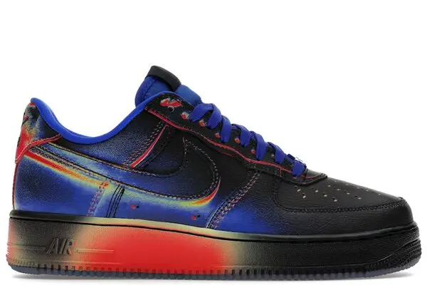 Nike Air Force 1 Low Retro Heat Map - Black/racer Blue