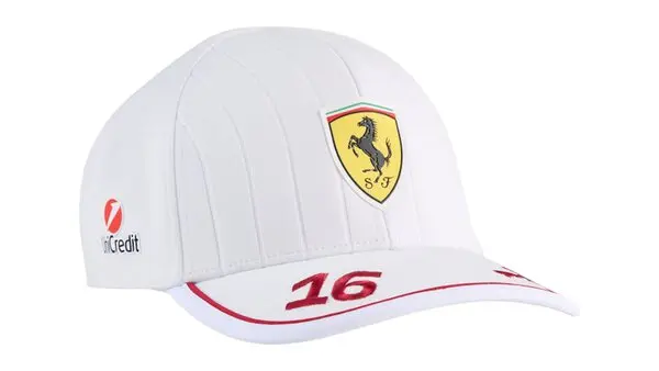 PUMA Scuderia Ferrari Team Charles Leclerc Cap - White (2025)
