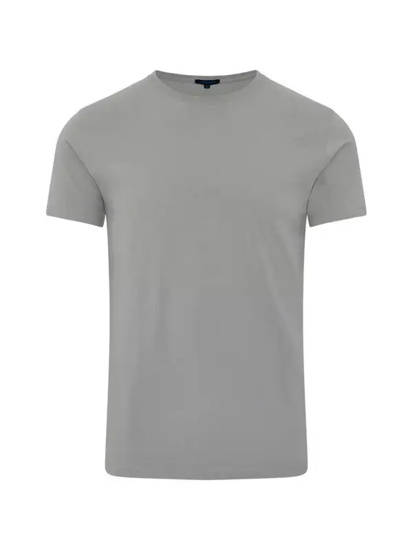 PATRICK ASSARAF Short Sleeve Crew T-shirt - Grey