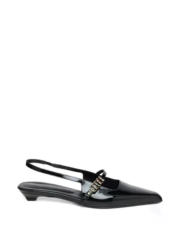 Dorothee Schumacher Ring-embellished Slingback Pumps