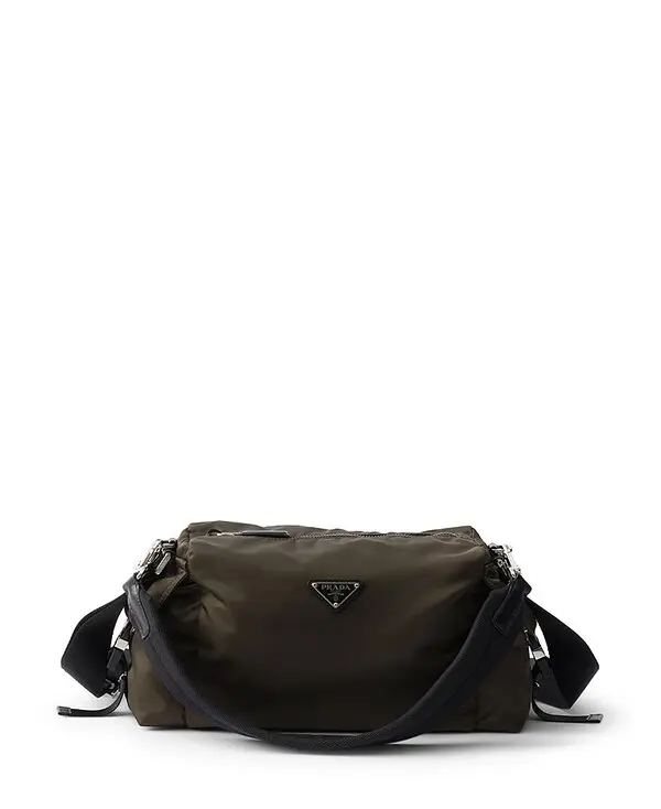 Prada Explore Re-nylon And Leather Bag - Forest