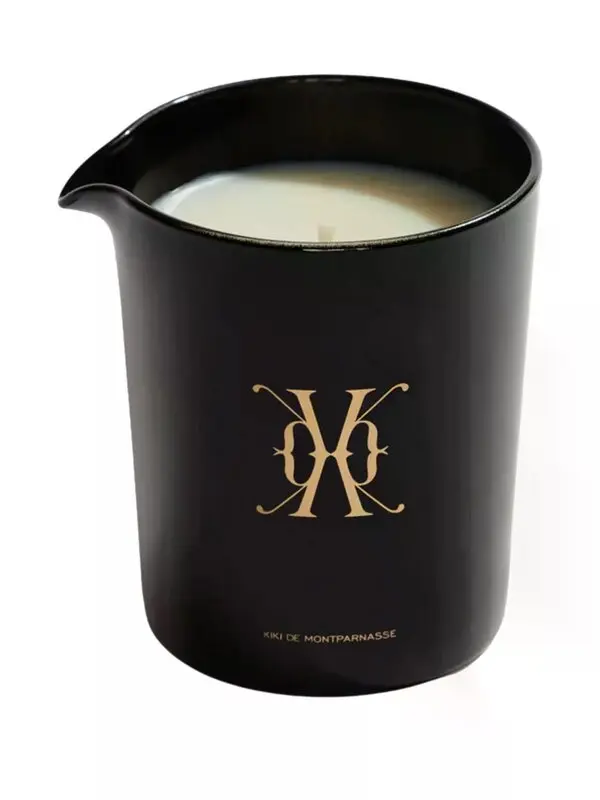 Kiki De Montparnasse Small Jasmine Massage Oil Candle - Black