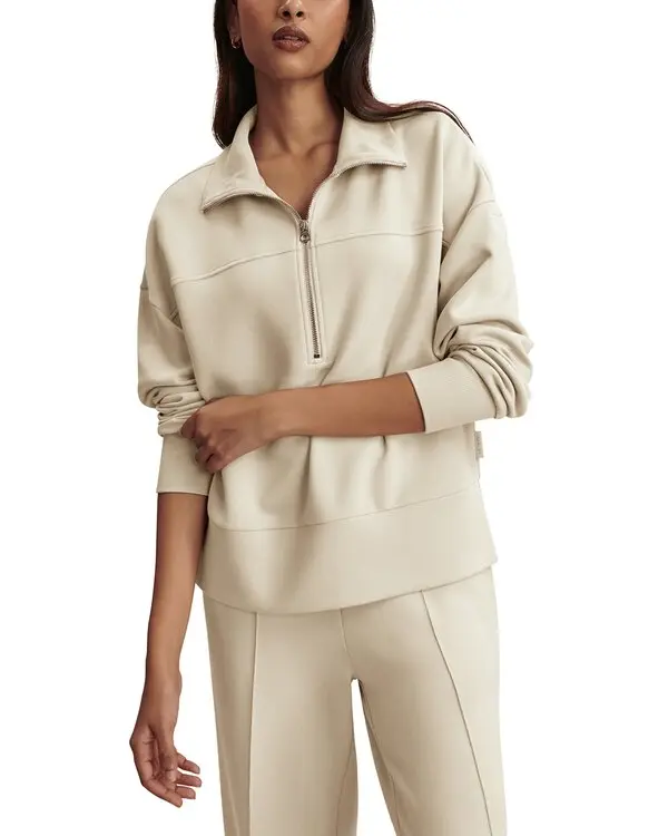 Varley Kayleigh Half Zip Sweater - Pristine