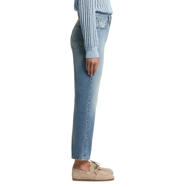 Peserico Low Rise Straight Crop Jeans - Ink